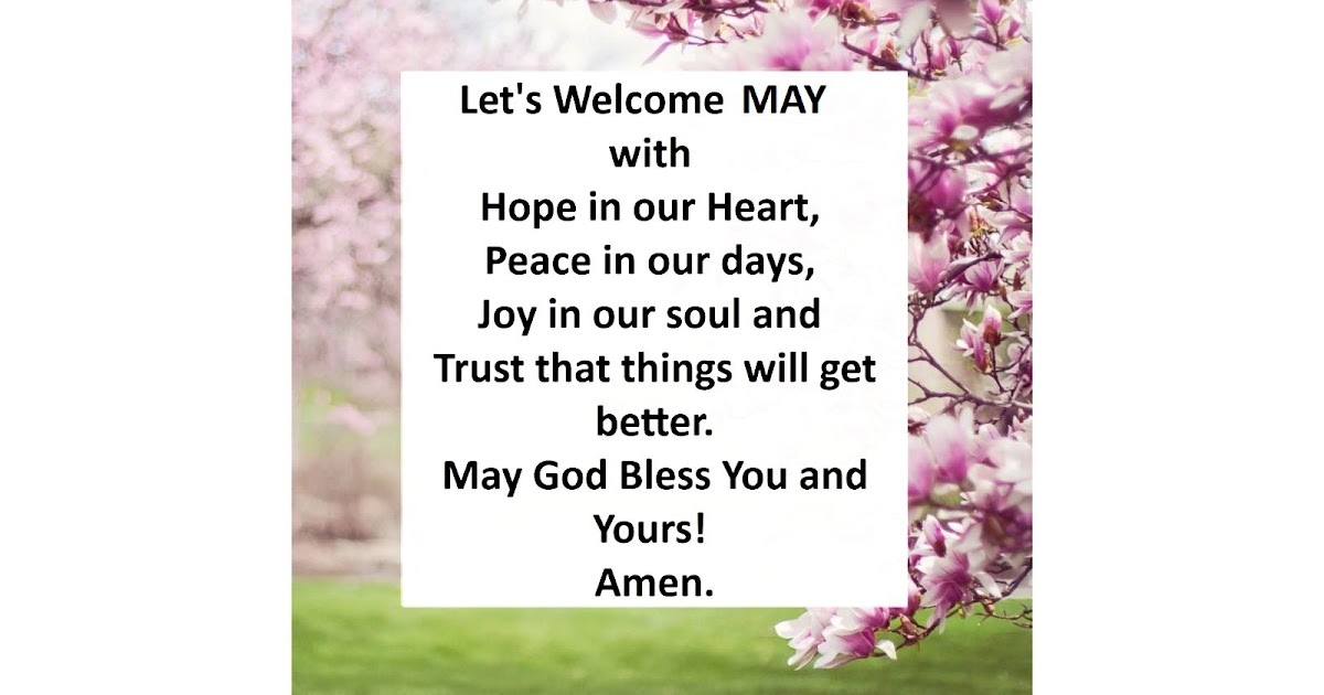 Let's Welcome MAY ️