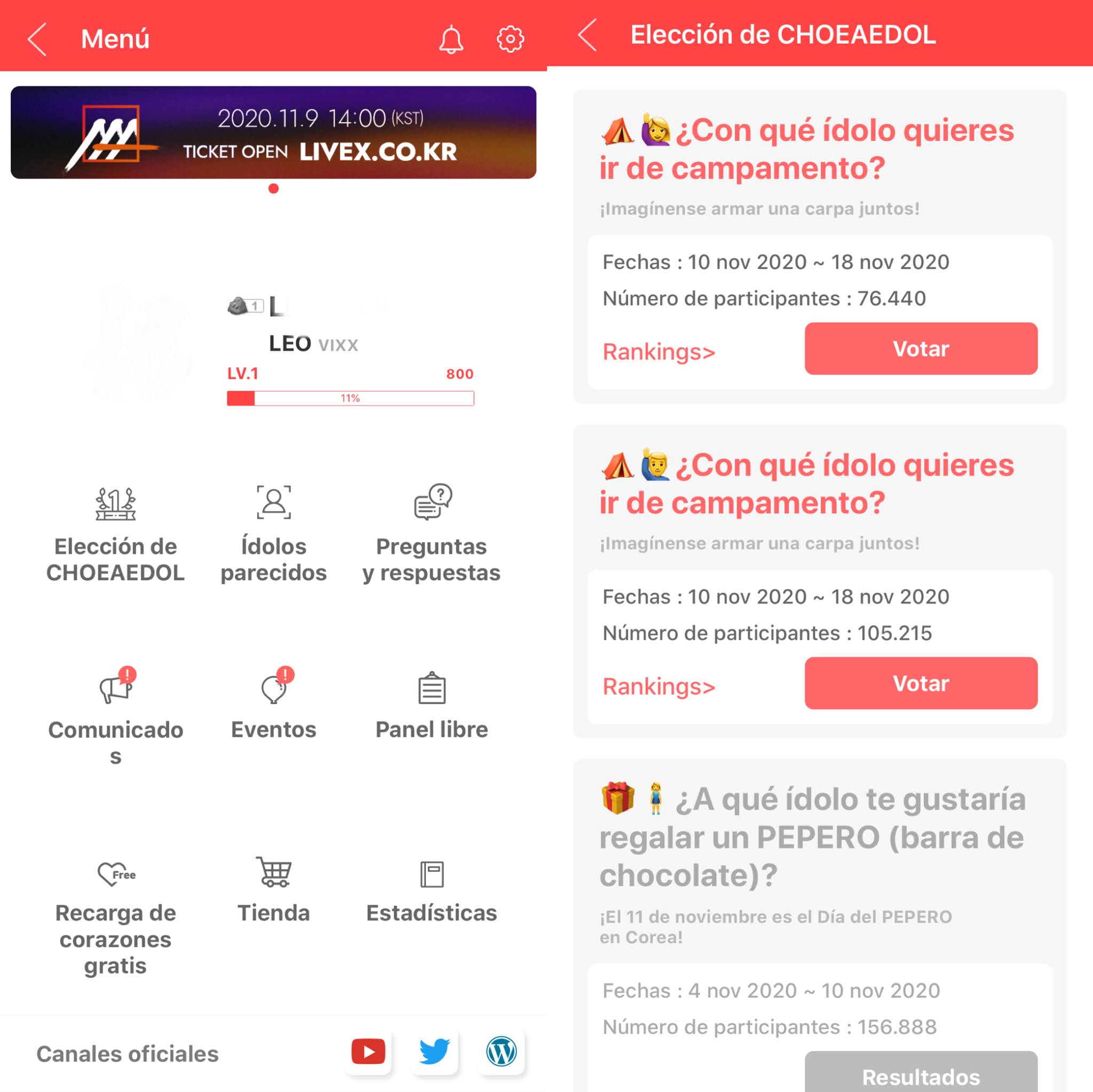 CHOEAEDOL – App para apoyar a tus idols favoritos - ★ Xing Queen ...