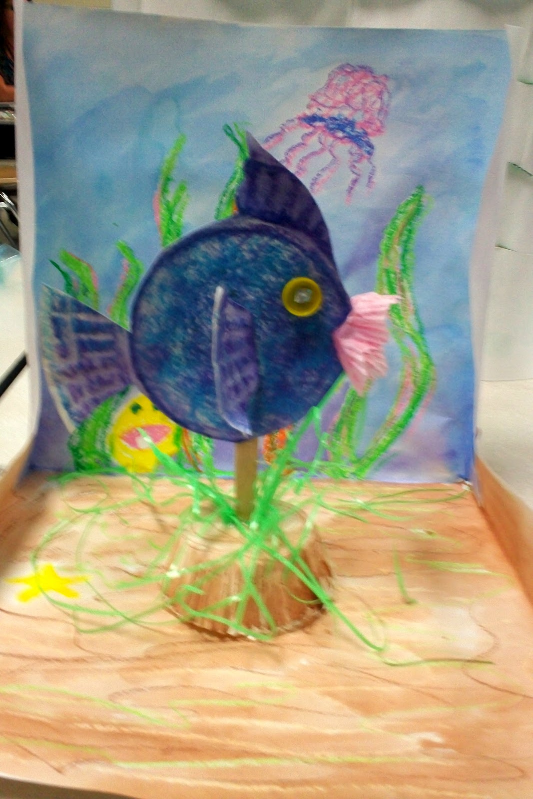 Art With Mr. E: PD Day Projects: "The Pout Pout Fish" Inspired Craft Wars
