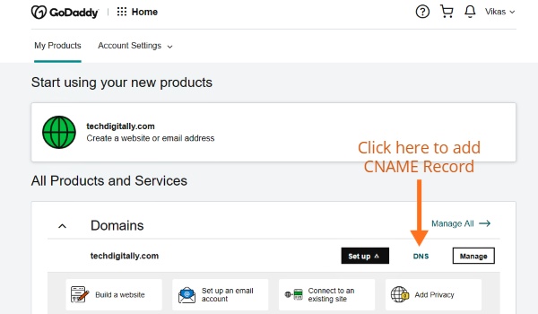 How to add Custom Domain to Blogger with GoDaddy - Tech Digitally