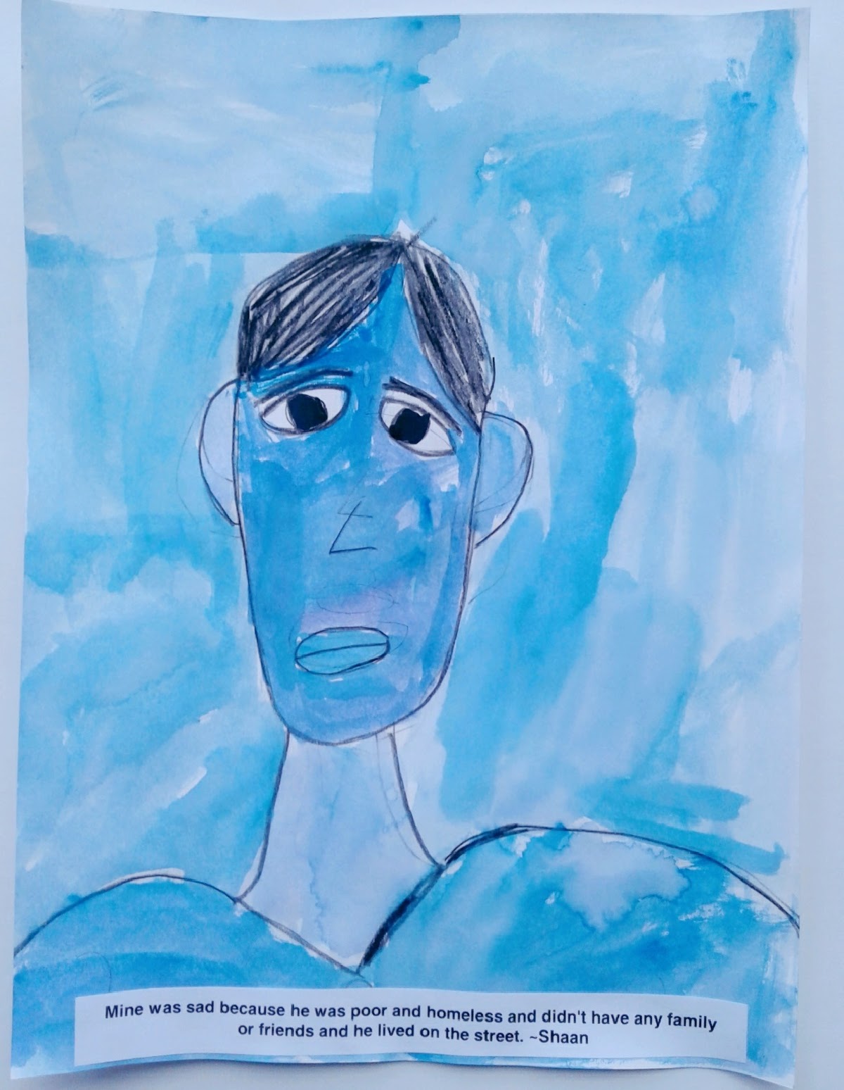 a faithful attempt: Picasso "Blue Period" Sad Portrait Paintings