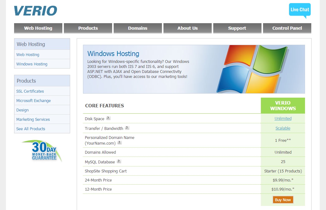 ASP.NET Core 1.0.1 Hosting Comparison | ASPHostPortal Vs Verio ...