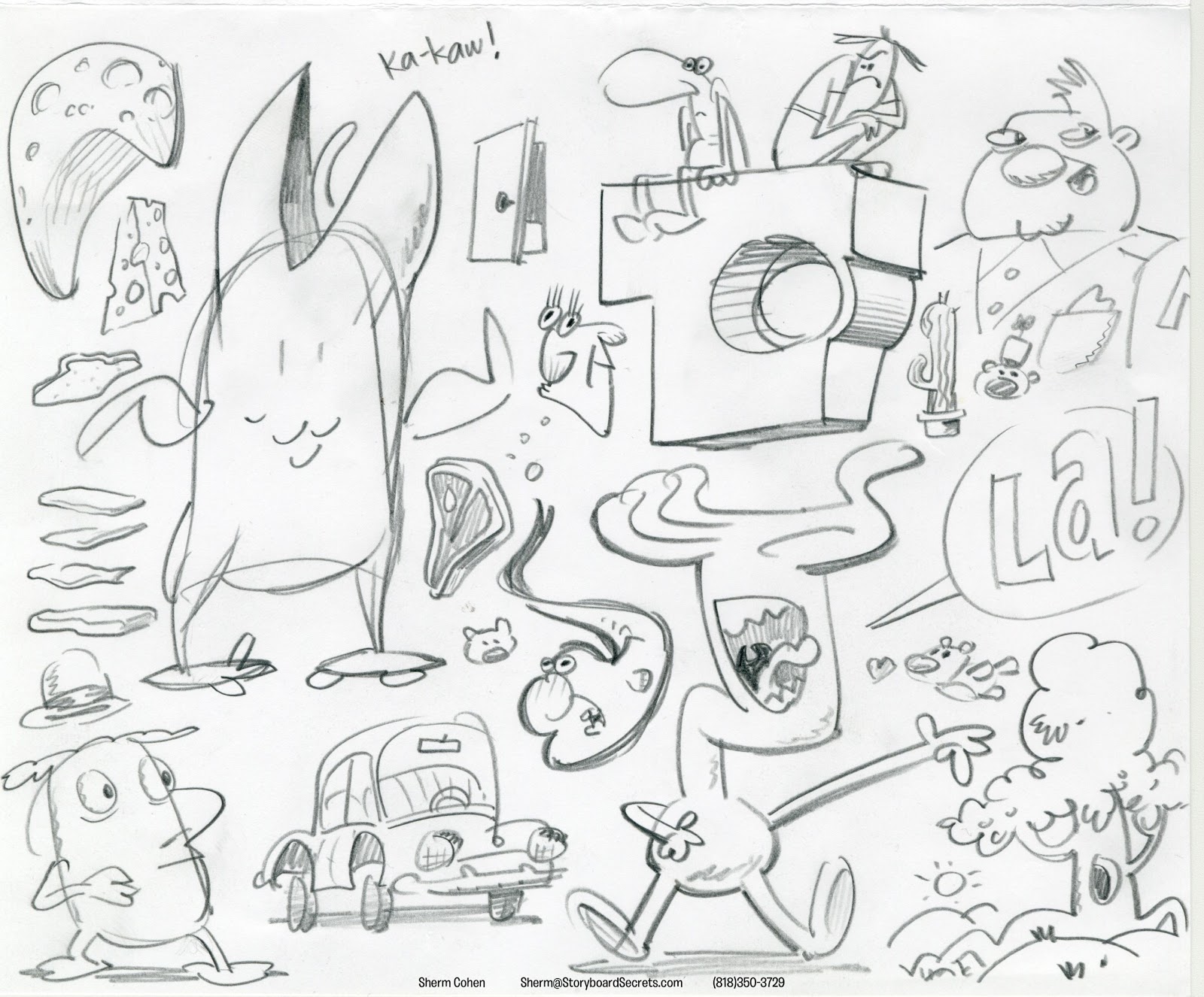 Sherm Cohen Storyboard Artist: Sketchbook