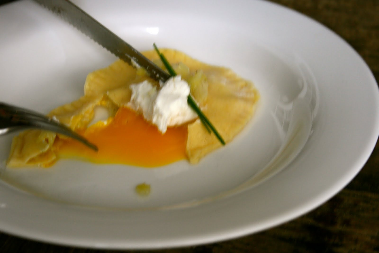 Cooked By Sara Mae: Egg Yolk Ravioli