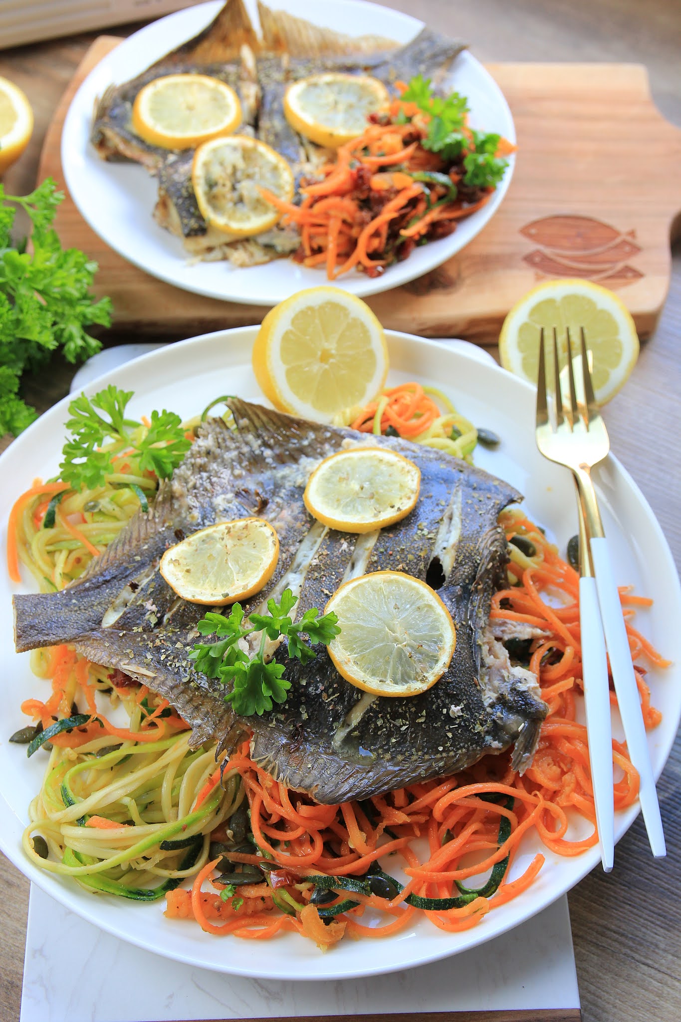 Flądra pieczona | Tysia Gotuje blog kulinarny