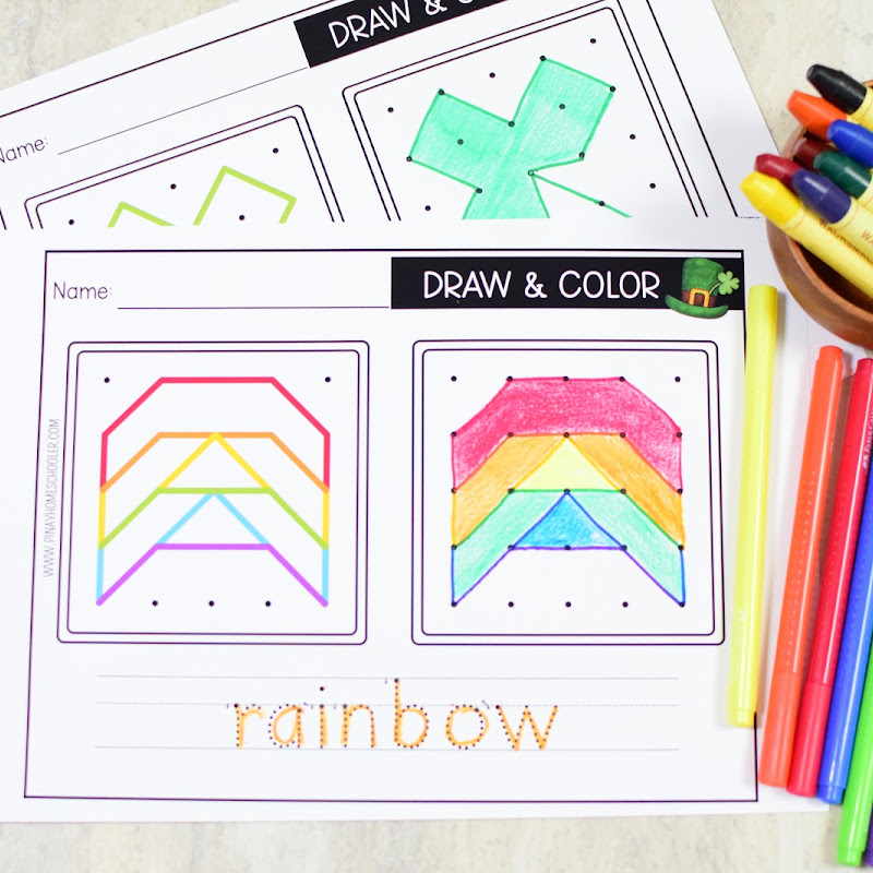 Geoboard Draw and Color Game | The Pinay Homeschooler