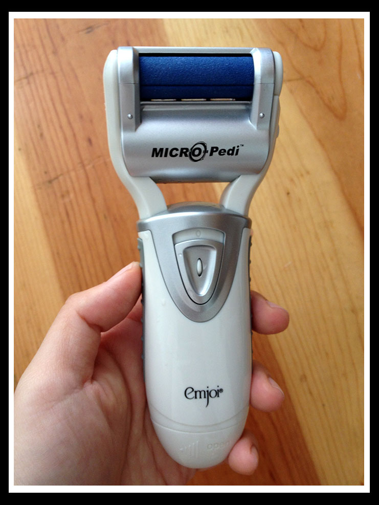 增加糖和油委員會: 鏟走腳之死皮- 爽健去硬皮機 vs Emjoi micro pedi (有腳皮圖，慎入)