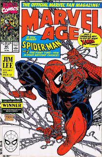 Cap'n's Comics: Marvel Age #90 Cover by Todd McFarlane