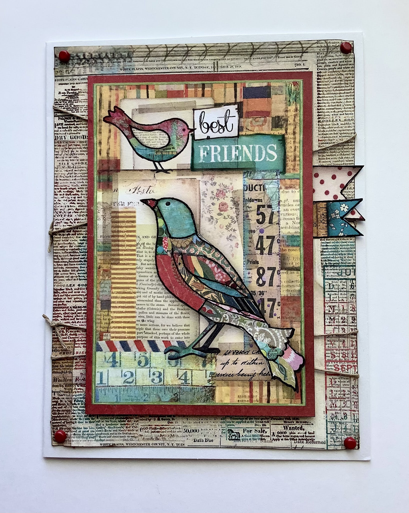 Beyond the Fringe Crafts: Stamperia Patchwork cards
