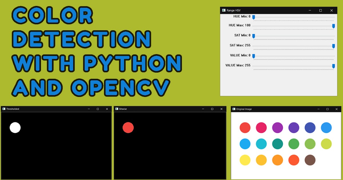 Color Detection With Python And Opencv How To Tutorials