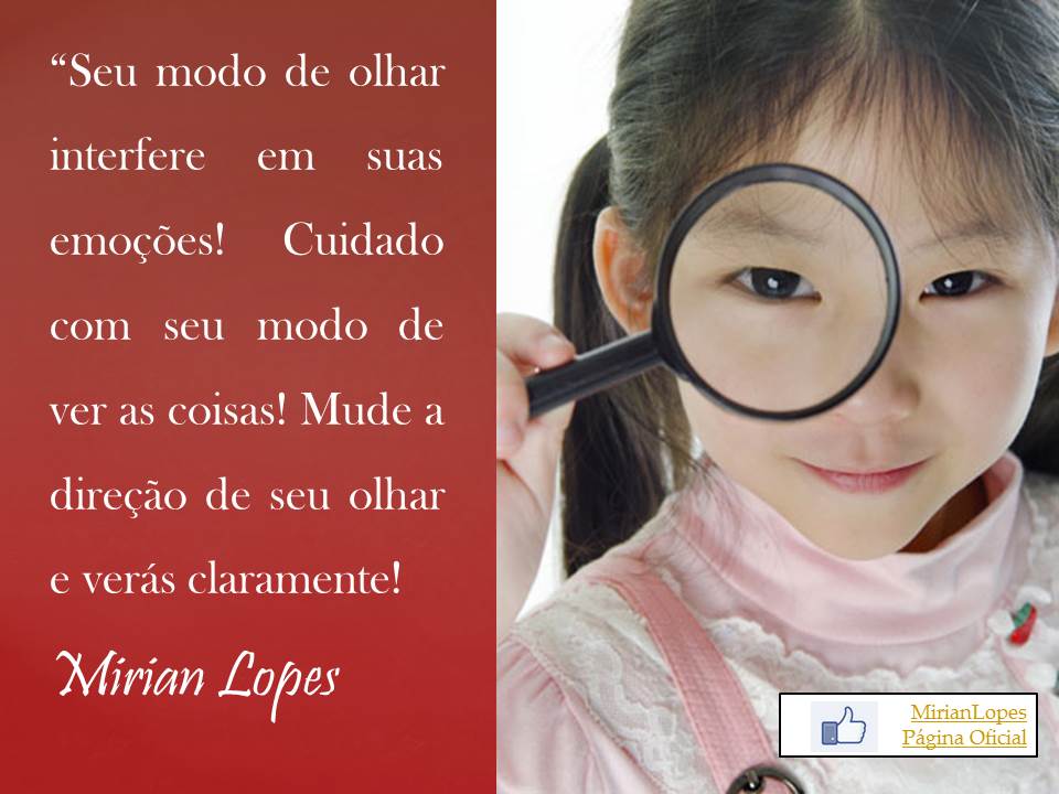 CUIDADO COM O OLHAR...