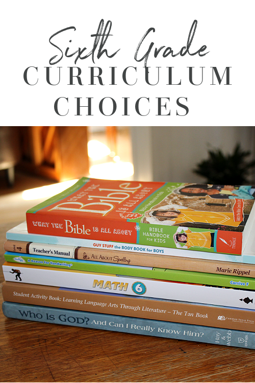 The Unlikely Homeschool: 6th Grade Homeschool Curriculum Choices 2020-2021