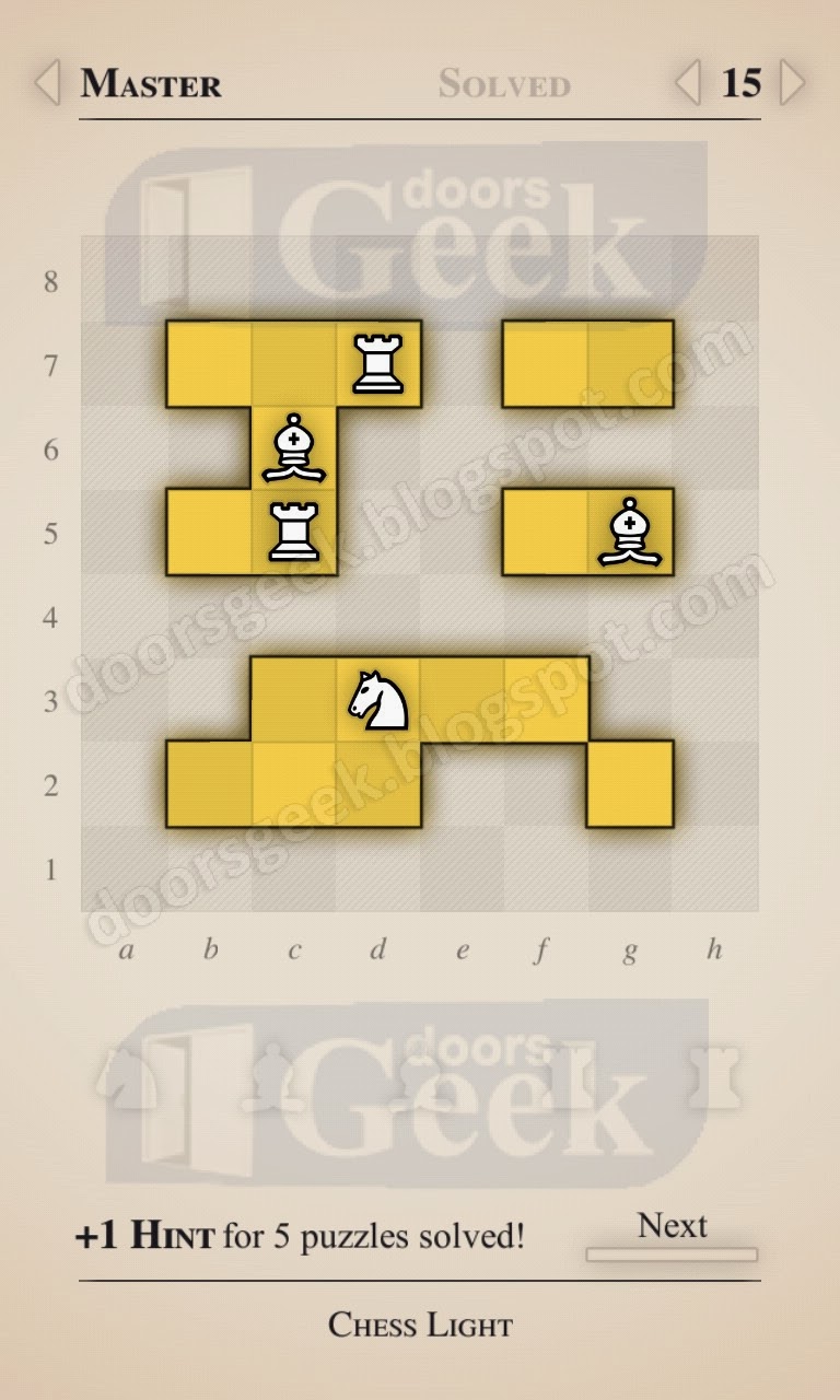 Chess Light [Master] Level 15 ~ Doors Geek