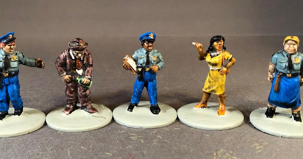 Bob's Miniature Wargaming Blog: 28mm Cops and Cobra