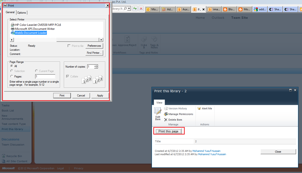 Sharepoint Print A Single List Item In SharePoint 2010 sharepoint-print-a-single-list-item-in-sharepoint-2010