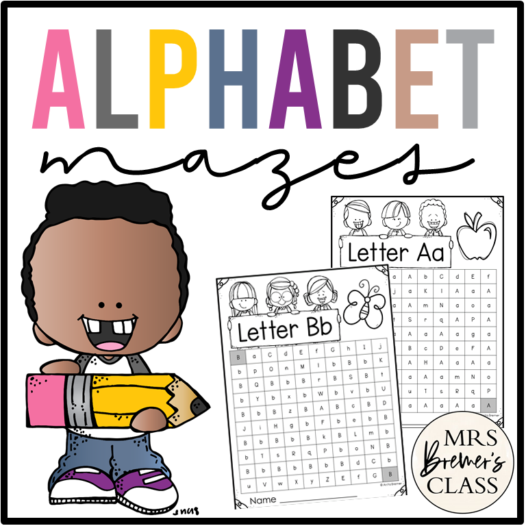 Alphabet Mazes | Letter Mazes | Mrs. Bremer's Class