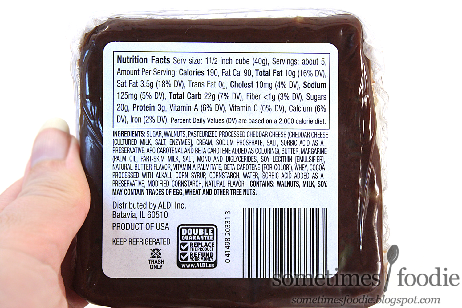 Sometimes Foodie: Chocolate Nut Fudge - Aldi: Cherry Hill, NJ