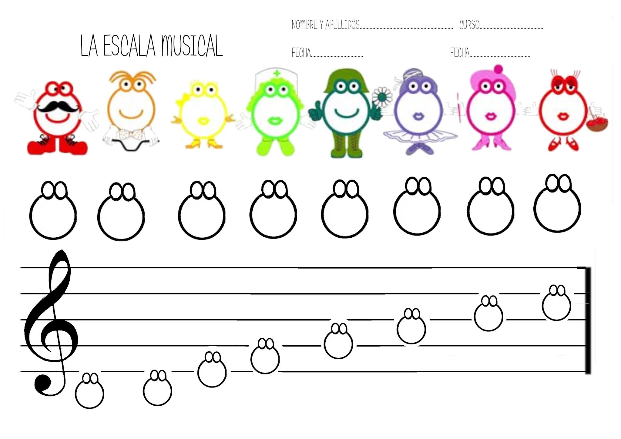 Son de la Antigua: Sesión 12_2º LAS NOTAS MUSICALES