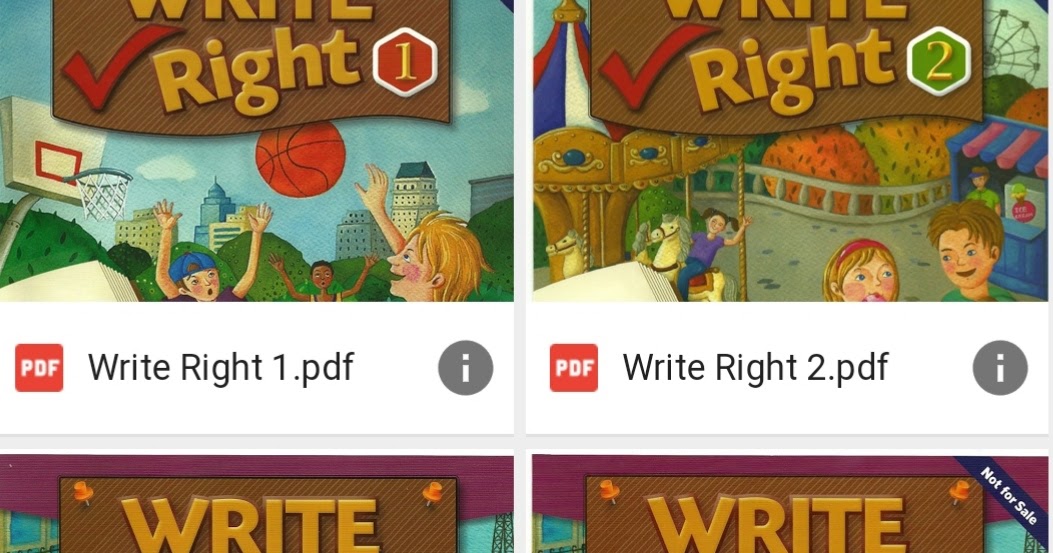 Write Right Full Levels 1 - 3