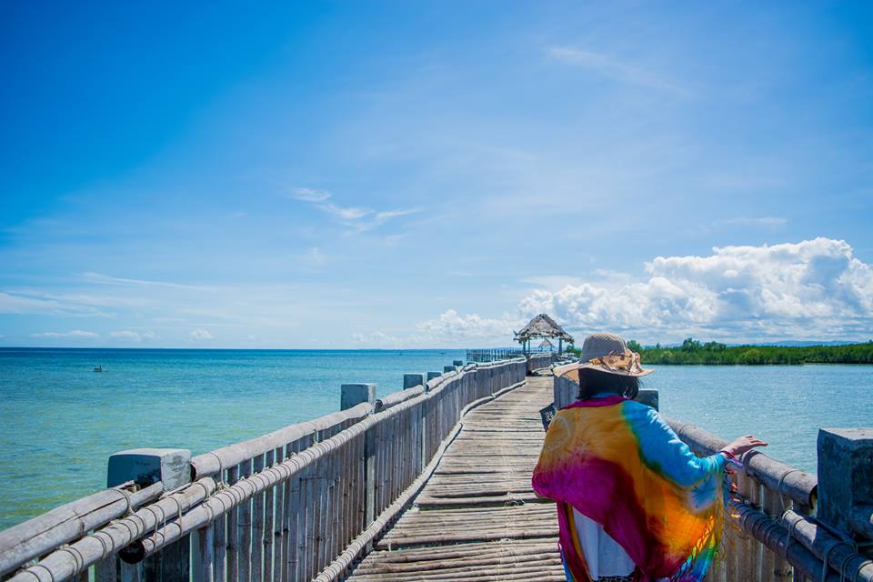 Biking around Olango Island