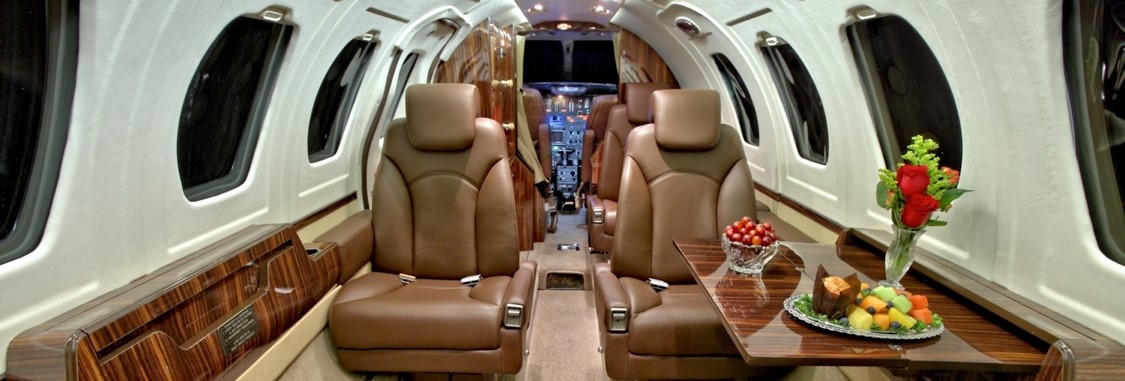 The Citation II for private jet charter flights.