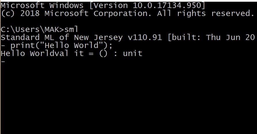 Getting Started with SML