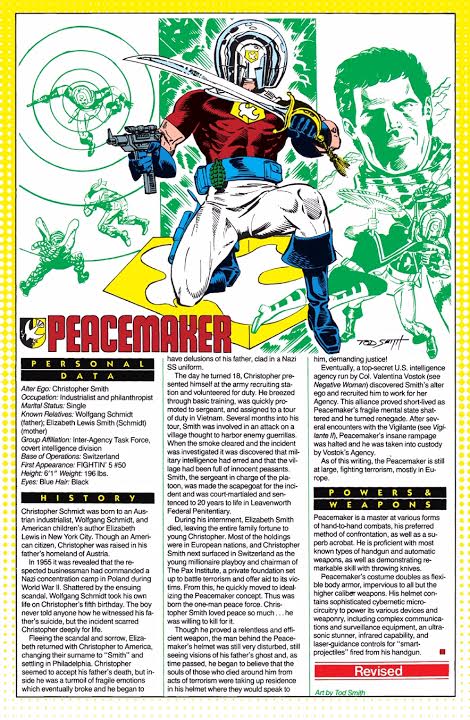 Seduced by the New...: DCU: The Peacemaker