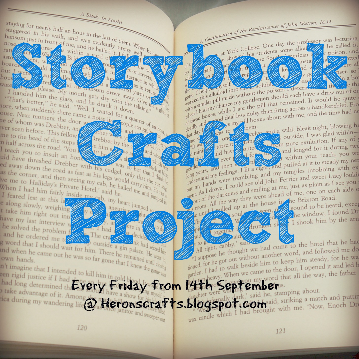 Heron's Crafts: Storybook Craft Project - Elmer Cushion Tutorial