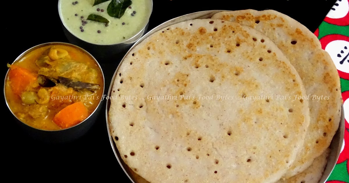 Gayathri Pai's Food Bytes: Ukdo Tandla (Red Boiled Rice) Set Dosa.