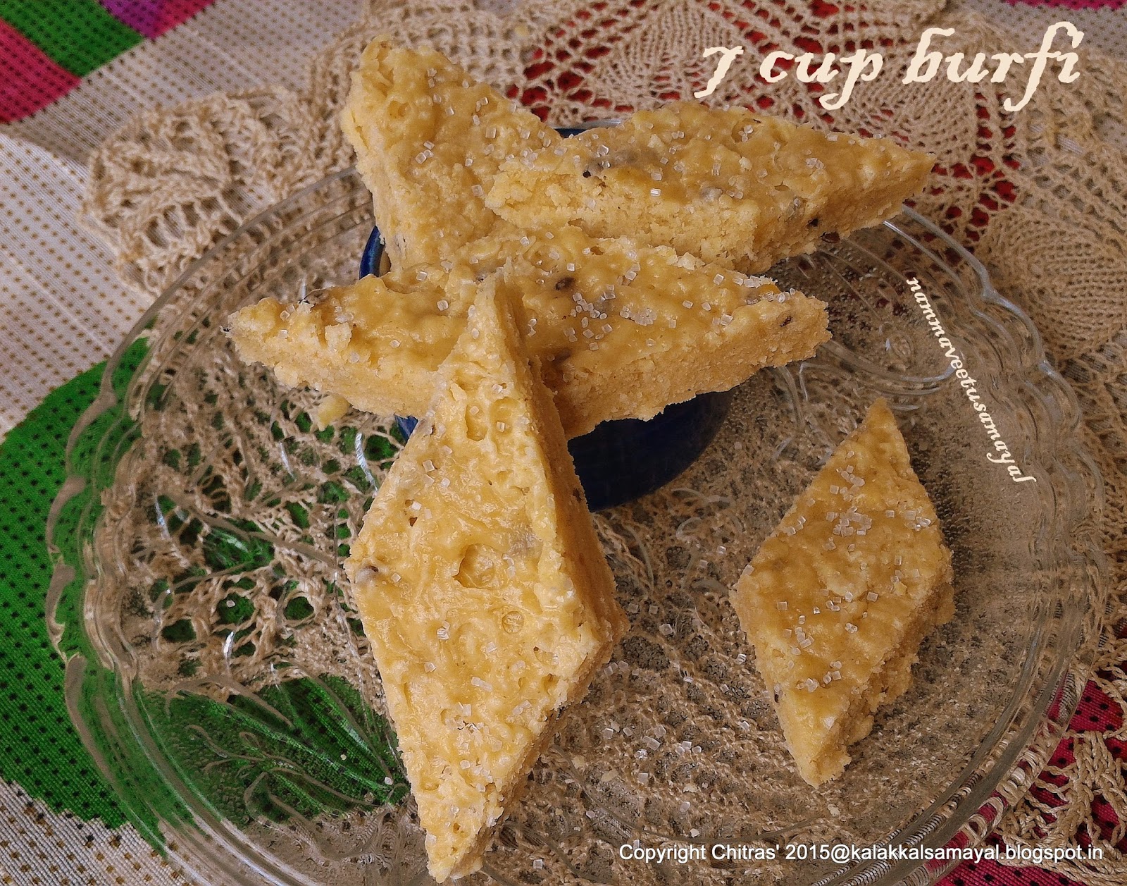 kalakkalsamayal: 7 Cup Burfi