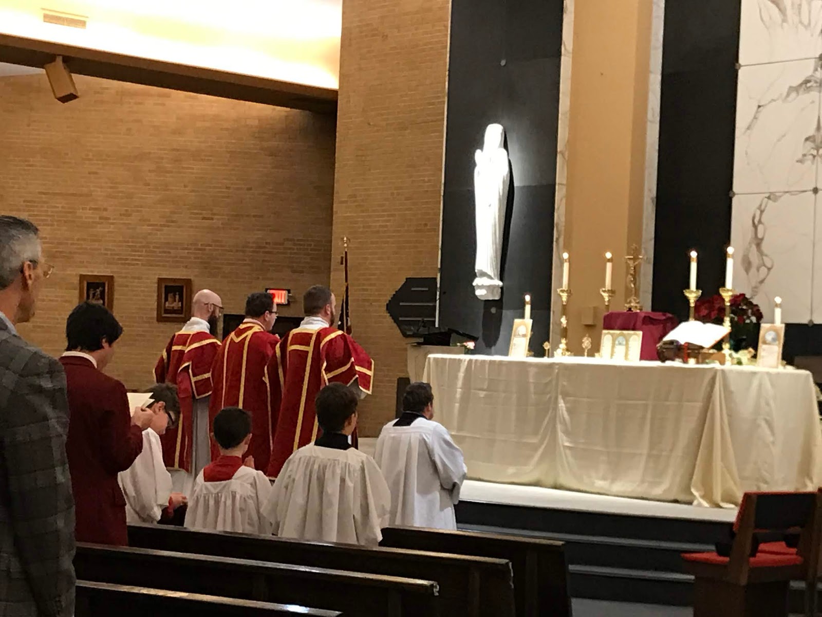 Knights of Columbus Latin Mass: Report: Solemn Mass for Feast of St ...