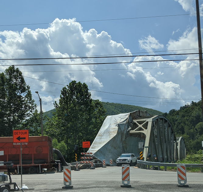 Cameron County PA News: Work on Wykoff Run Bridge