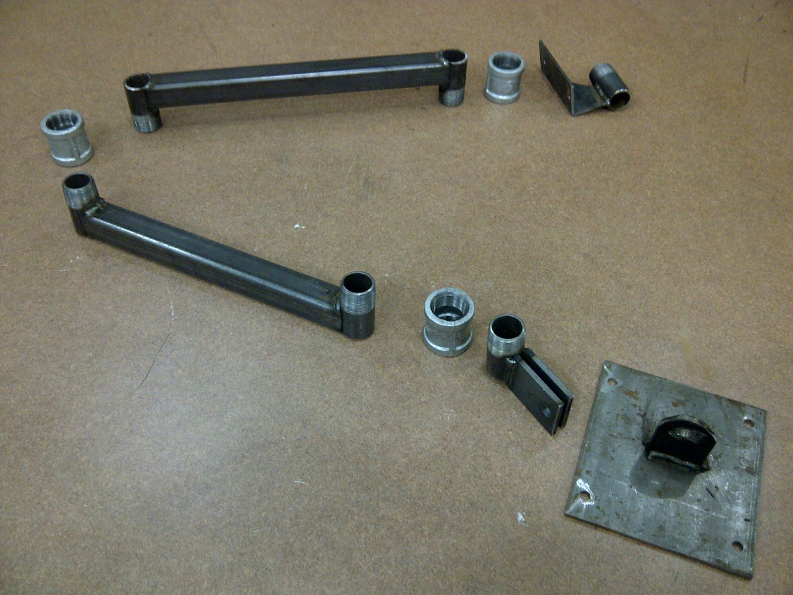 Another Day Another Project: Office Desk & DIY Monitor Mounts