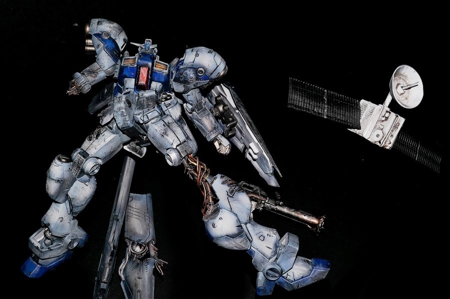 GUNDAM GUY: RE/100 Gundam GP04 Ver. Gravity - Diorama Build