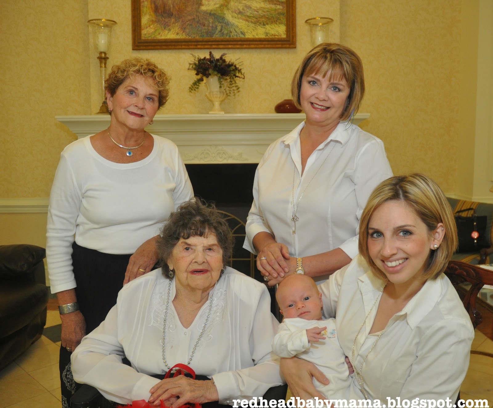 Flashback Friday: Our 5 generation photo - Redhead Baby Mama | Atlanta ...