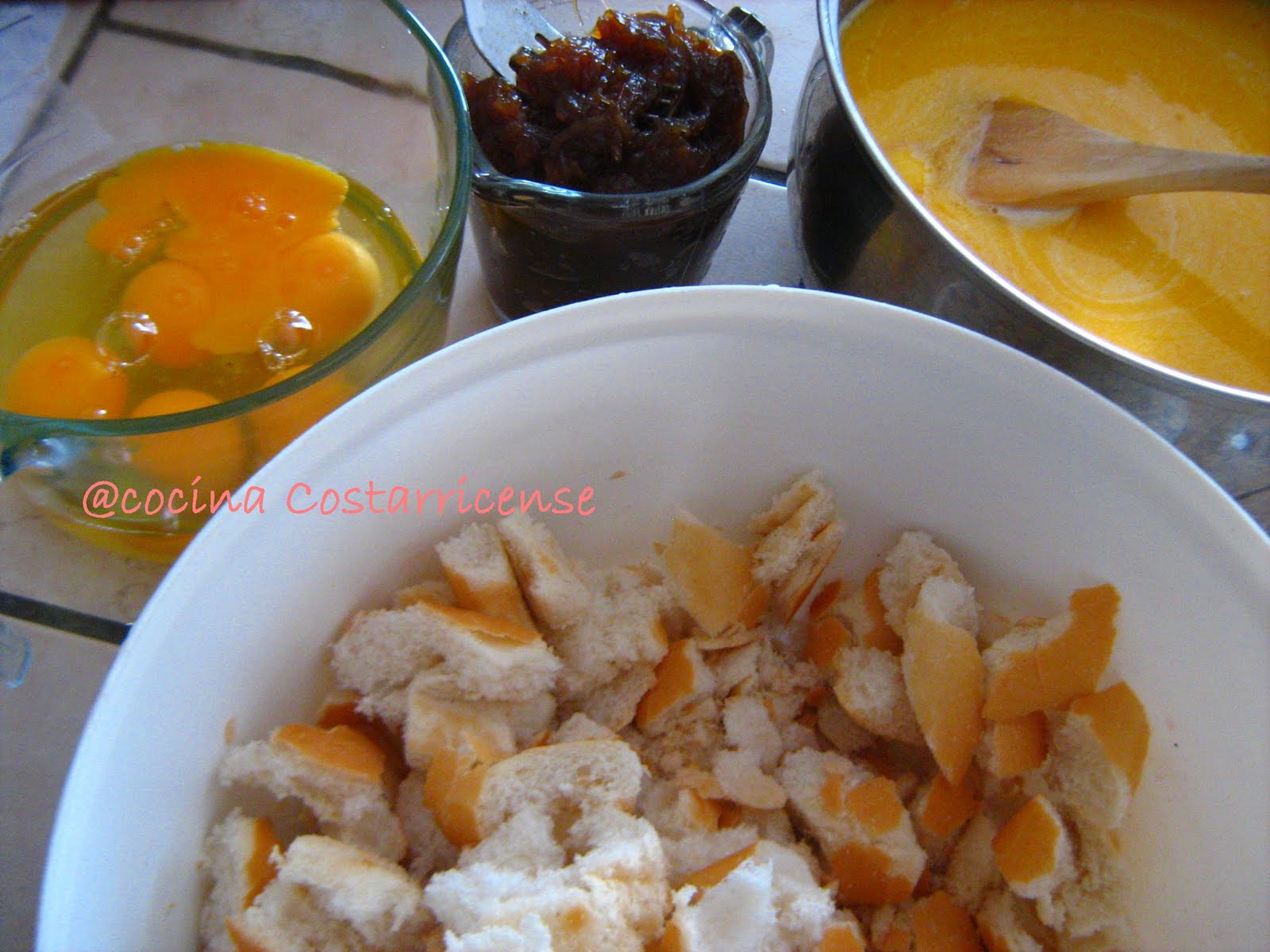 Cocina Costarricense: budín de chiverre