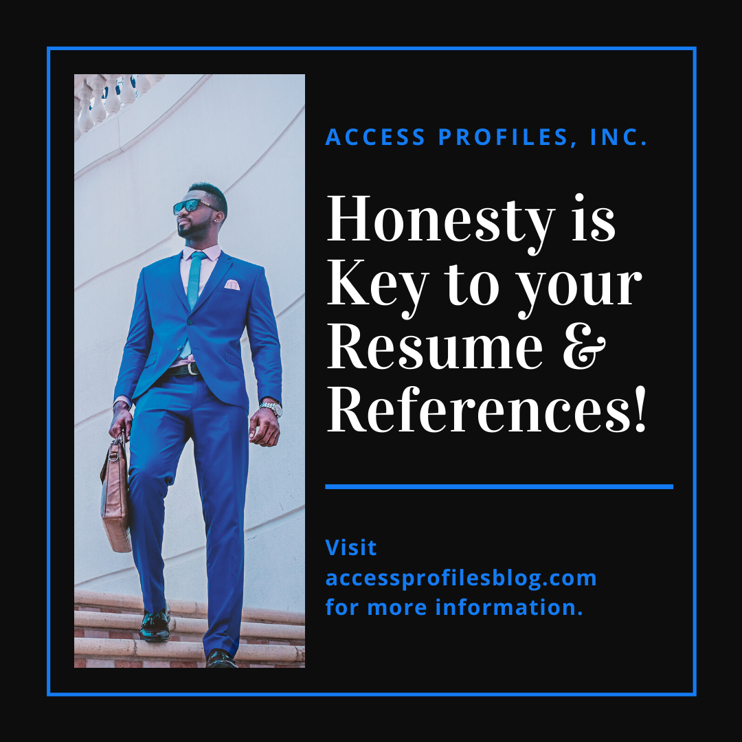 Access Profiles, Inc.: Can You Pay Someone to Act as a Reference?