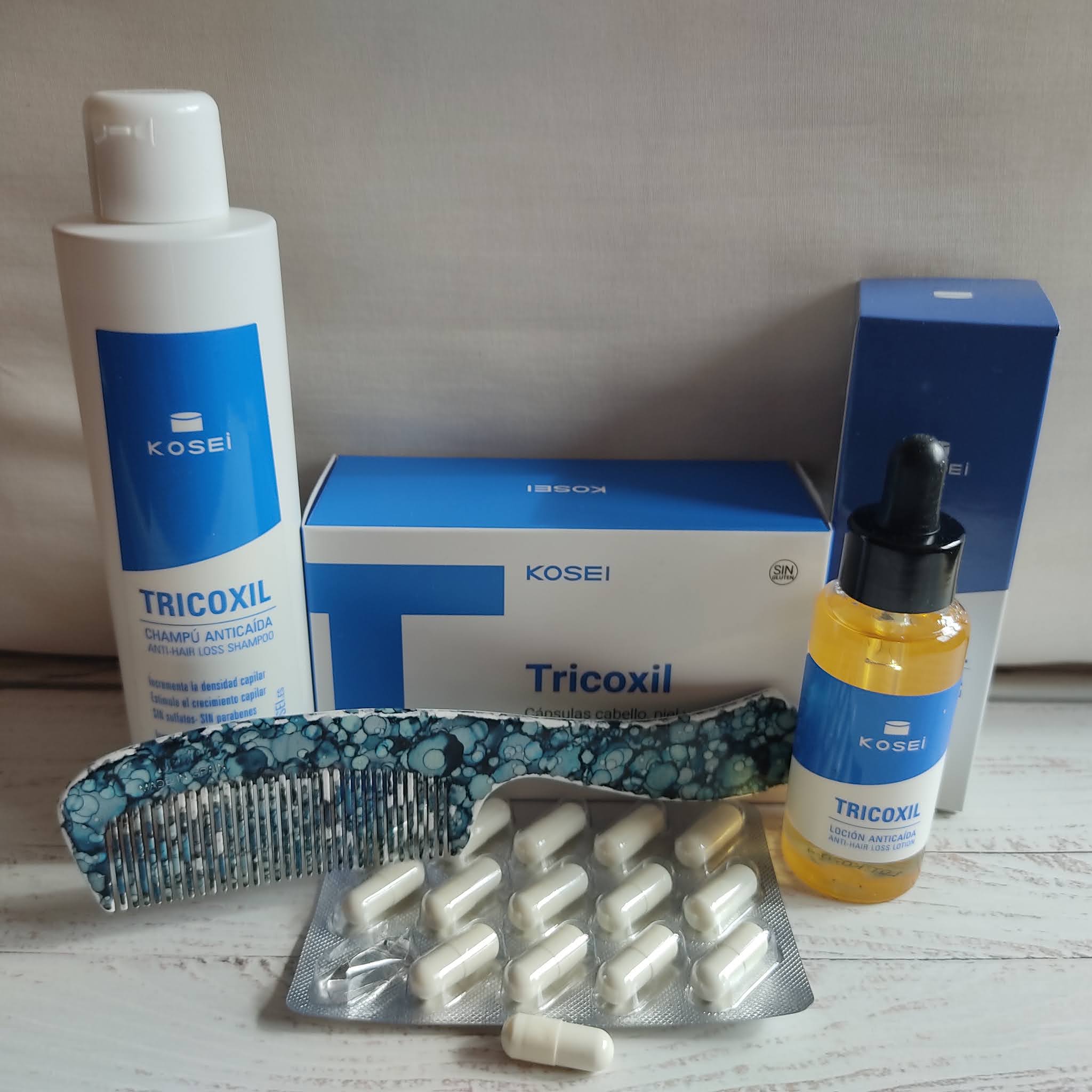 TRICOXIL: tratamiento anticaída de Kosei