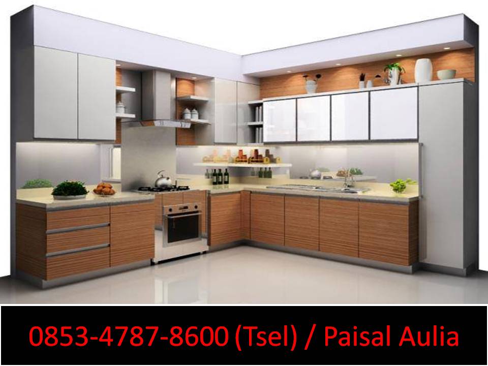 Kitchen Set Kayu Minimalis Murah di Banjarmasin - Desain Interior ...