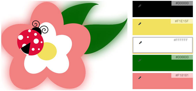 Sunflowers and Ladybugs