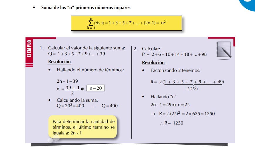 MATEMÁTICAS DECIMO LVC: RAZONAMIENTO MATEMÁTICO / SERIES NOTABLES ...