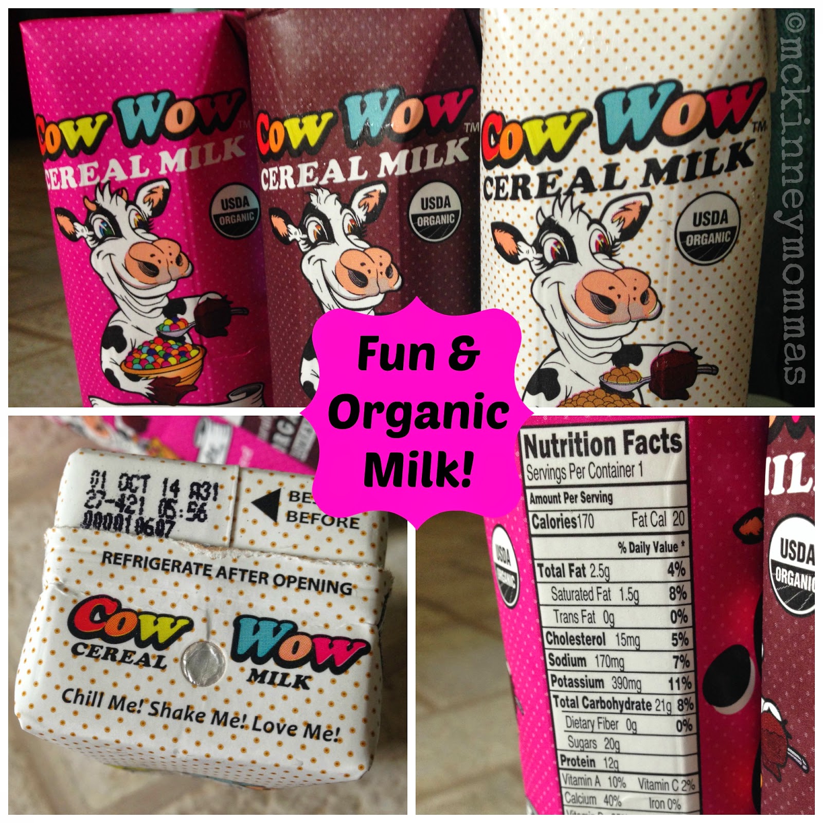 McKinney Mommas: No More Boring Milk For Kids - Cow Wow Organic Milk