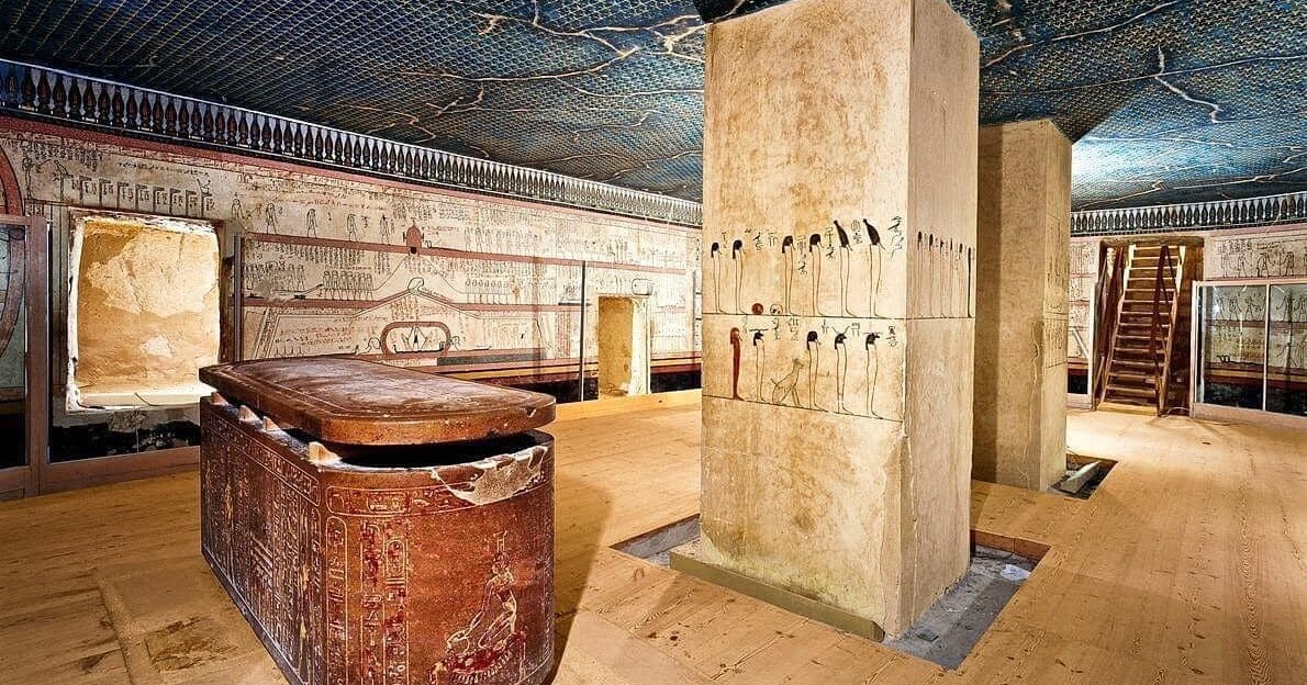 KING OF EGYPT tours: From inside the tomb of King Tuthmosis III.