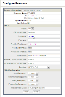 自由人、自由事: Solarwinds Storage Manager - HP EVA 設定篇