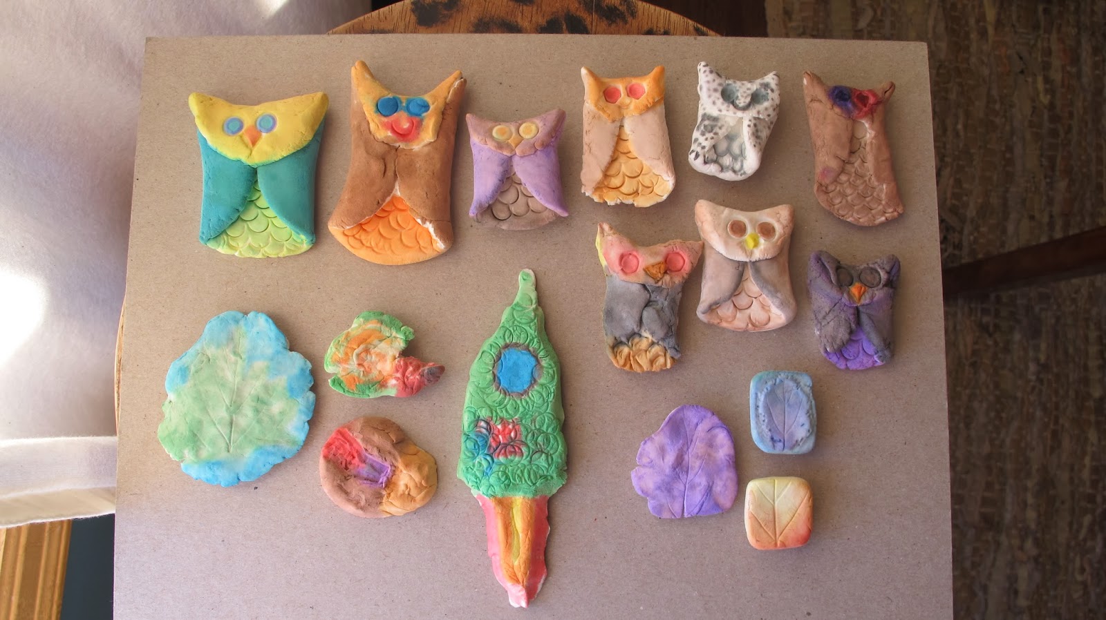 Nutchele: Fall Magnet Clay Project