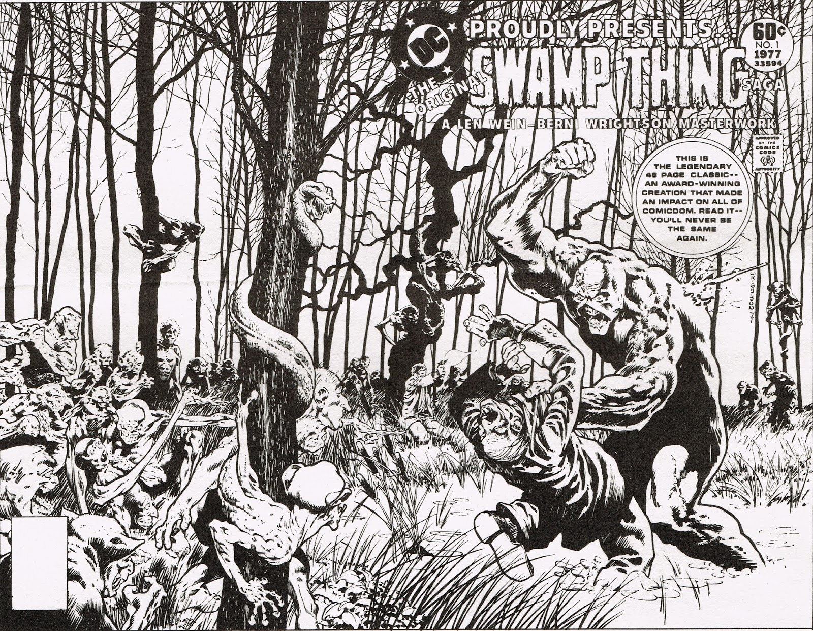 Cap'n's Comics: Swamp Thing Saga by Berni Wrightson