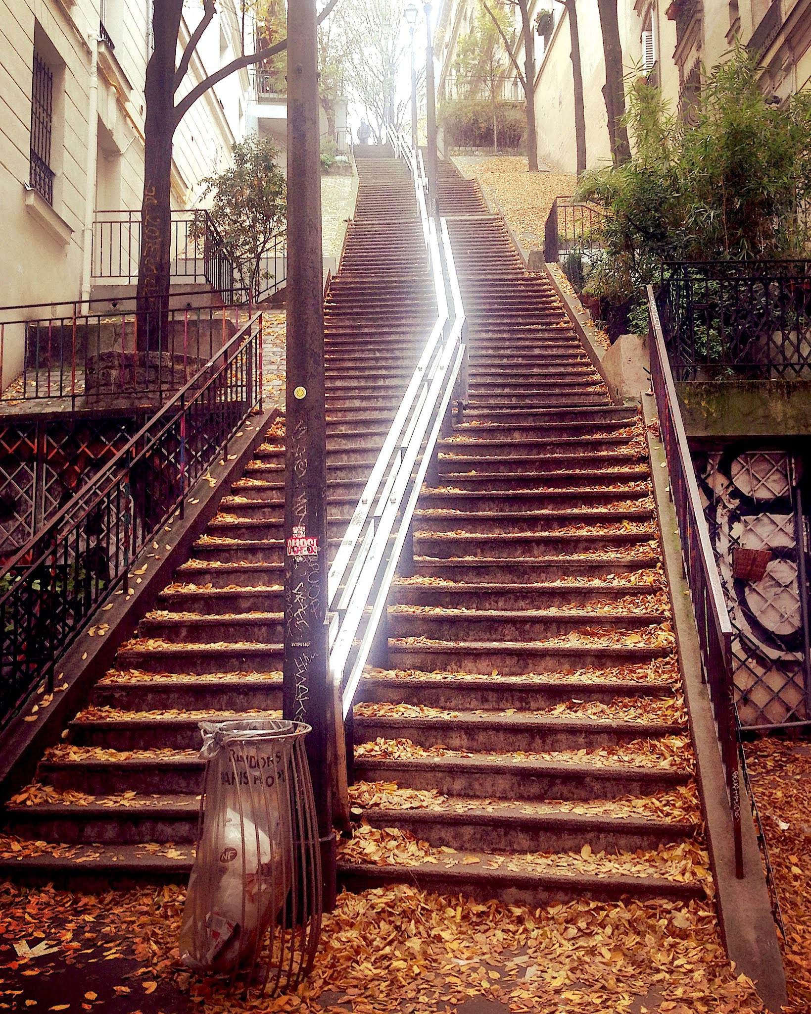 Focus On Paris: Fall, on stairs