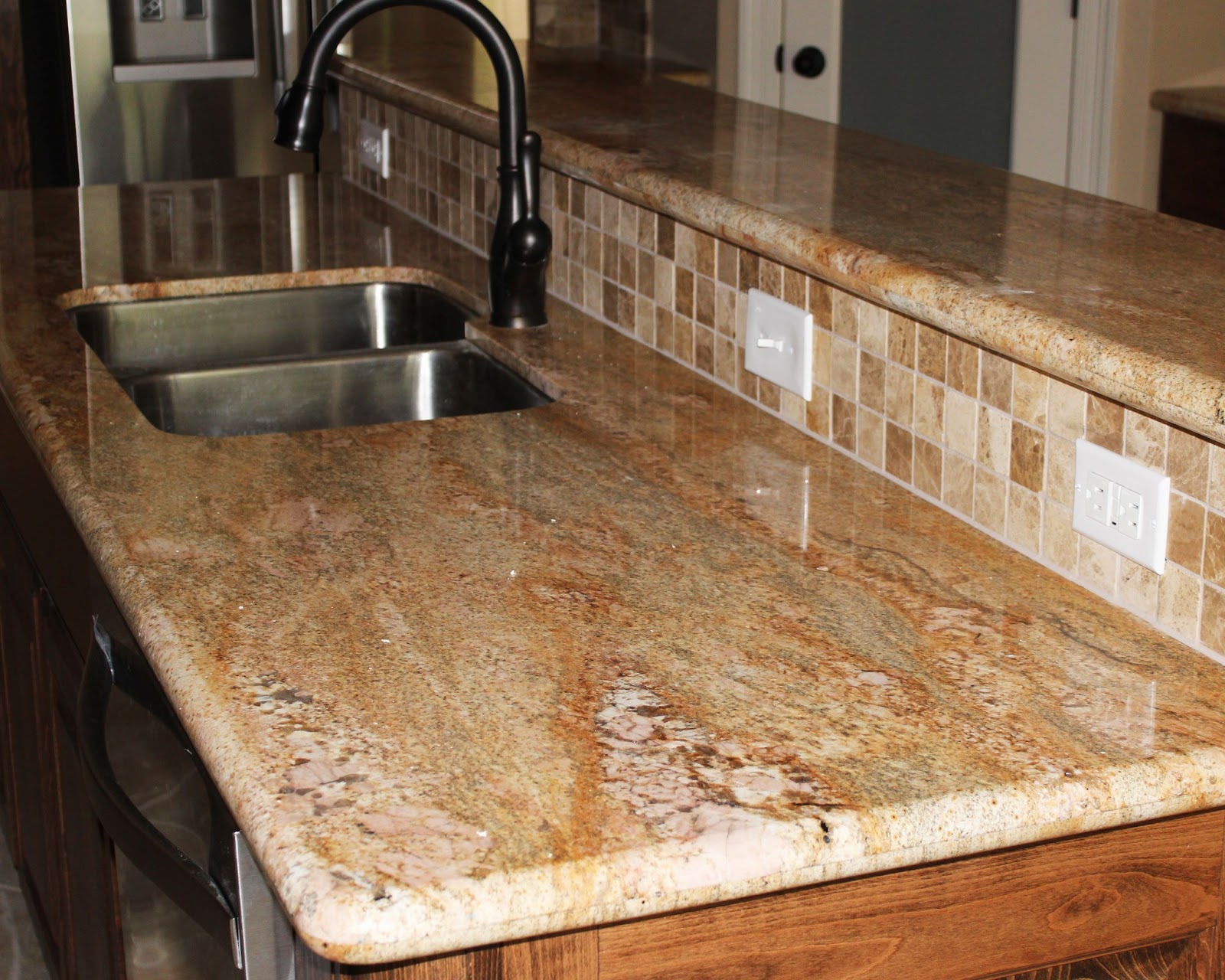 Harper Custom Homes: Golden Sun Granite