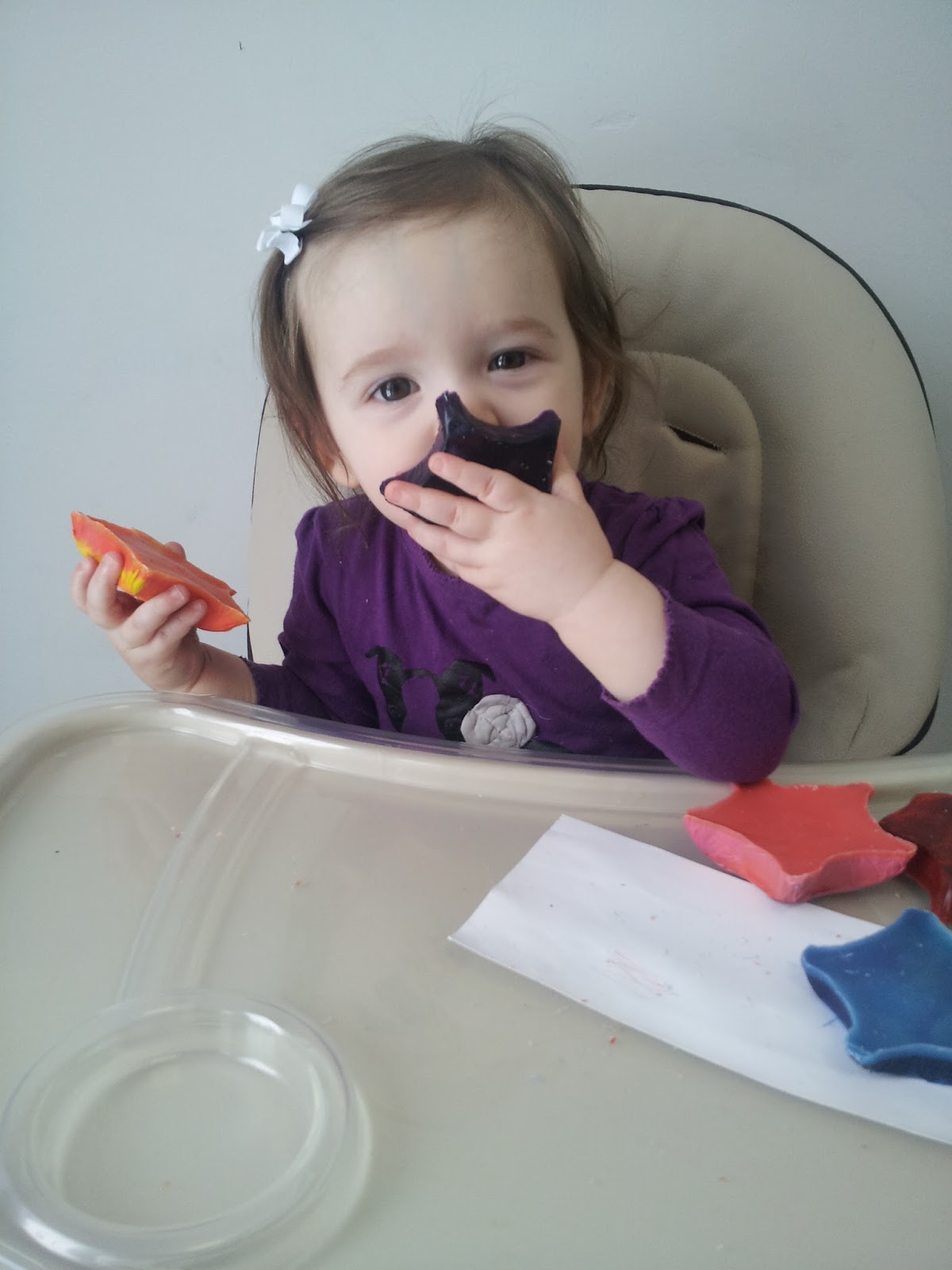 Ruby Murrays Musings: Tutorial GIANT Baby Crayons