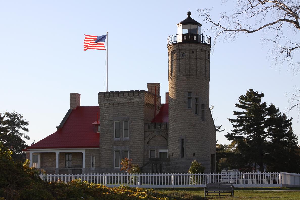 Michigan Exposures: Old Mackinac Lighthouse in the Fall